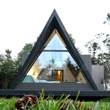 Sturdy A-Frame Cabin: Perfect for Weekend Getaways